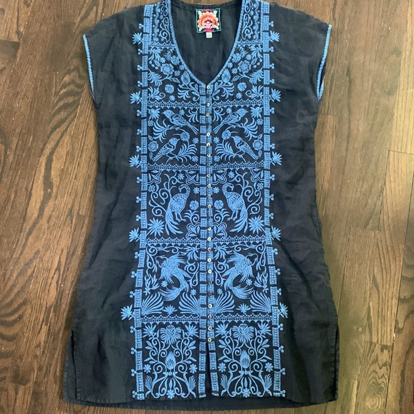 Johnny Was | Dresses | Johnny Was Linen Mini Dress | Poshmark